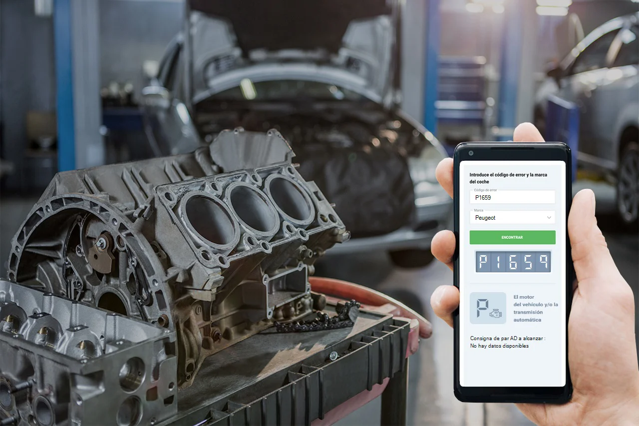p1659 Peugeot: significado, síntomas, solución y como quitarlo